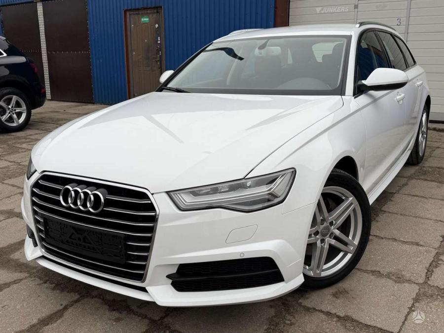 White Audi A6 2016 in Prienai, with an engine capacity of 1.97 L and mileage of 201 thousand km for 13850 €, photo 5 on AUTOMOTO.COM.LV