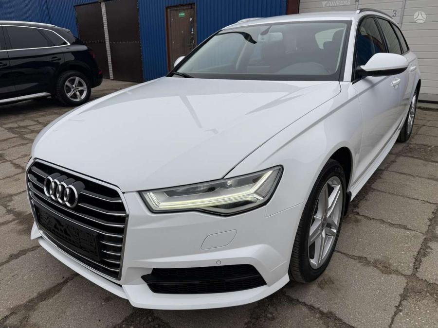 White Audi A6 2016 in Prienai, with an engine capacity of 1.97 L and mileage of 201 thousand km for 13850 €, photo 8 on AUTOMOTO.COM.LV