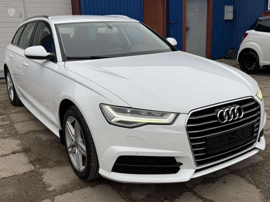White Audi A6 2016 in Prienai, with an engine capacity of 1.97 L and mileage of 201 thousand km for 13850 €, photo 9 on AUTOMOTO.COM.LV