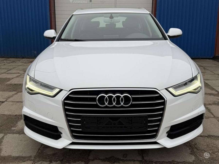 White Audi A6 2016 in Prienai, with an engine capacity of 1.97 L and mileage of 201 thousand km for 13850 €, photo 10 on AUTOMOTO.COM.LV