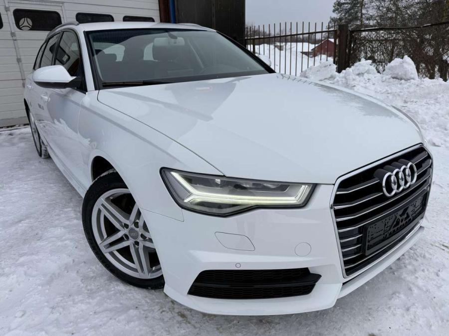 White Audi A6 2016 in Prienai, with an engine capacity of 1.97 L and mileage of 201 thousand km for 13700 €, photo 6 on AUTOMOTO.COM.LV
