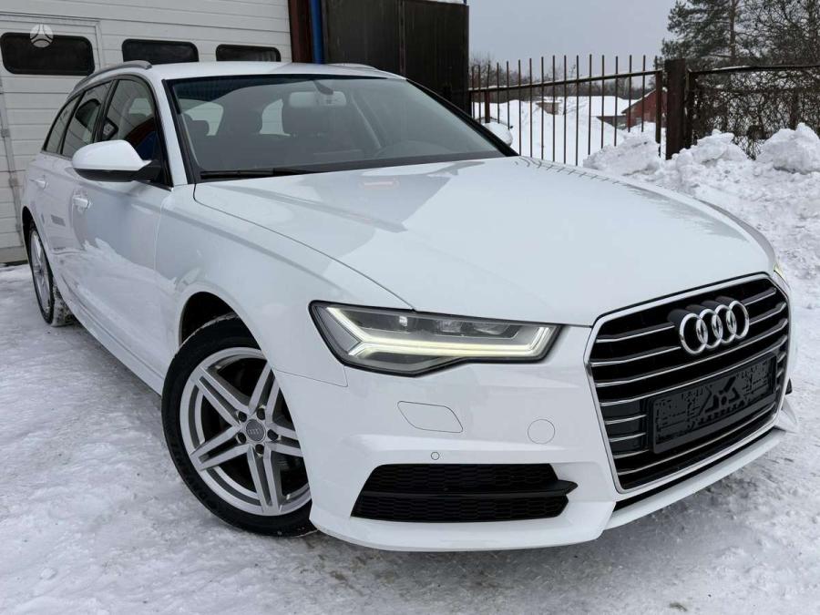 White Audi A6 2016 in Prienai, with an engine capacity of 1.97 L and mileage of 201 thousand km for 13700 €, photo 7 on AUTOMOTO.COM.LV