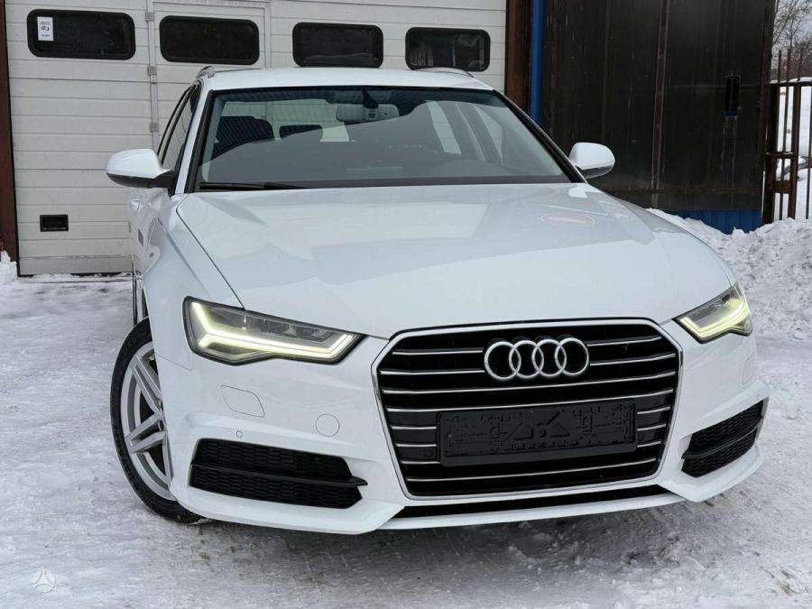 White Audi A6 2016 in Prienai, with an engine capacity of 1.97 L and mileage of 201 thousand km for 13700 €, photo 8 on AUTOMOTO.COM.LV