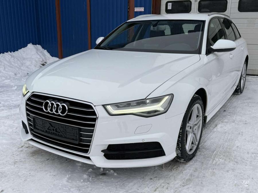 White Audi A6 2016 in Prienai, with an engine capacity of 1.97 L and mileage of 201 thousand km for 13700 €, photo 9 on AUTOMOTO.COM.LV