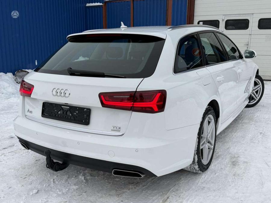 White Audi A6 2016 in Prienai, with an engine capacity of 1.97 L and mileage of 201 thousand km for 13700 €, photo 12 on AUTOMOTO.COM.LV