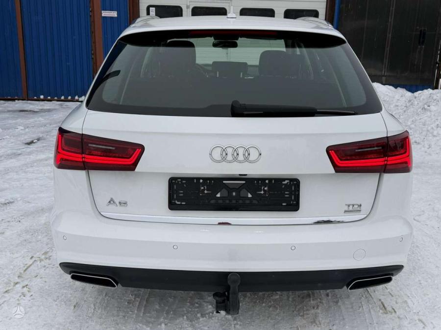 White Audi A6 2016 in Prienai, with an engine capacity of 1.97 L and mileage of 201 thousand km for 13700 €, photo 14 on AUTOMOTO.COM.LV
