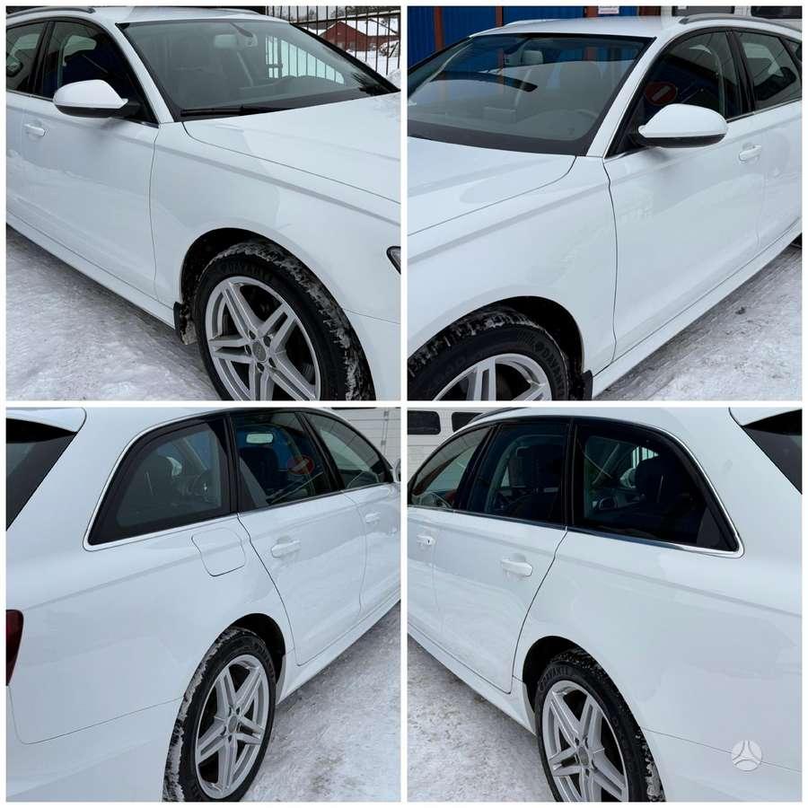 White Audi A6 2016 in Prienai, with an engine capacity of 1.97 L and mileage of 201 thousand km for 13700 €, photo 16 on AUTOMOTO.COM.LV