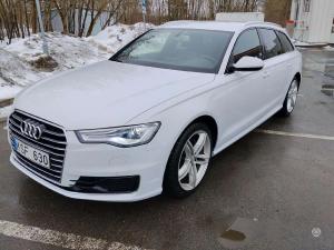 White Audi A6 2016 in Vilnius, with an engine capacity of 1.97 L and mileage of 277 thousand km for 13500 €, photo  on AUTOMOTO.COM.LV