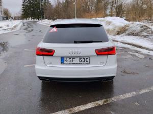 White Audi A6 2016 in Vilnius, with an engine capacity of 1.97 L and mileage of 277 thousand km for 13500 €, photo 4 on AUTOMOTO.COM.LV
