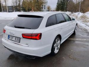 White Audi A6 2016 in Vilnius, with an engine capacity of 1.97 L and mileage of 277 thousand km for 13500 €, photo 5 on AUTOMOTO.COM.LV