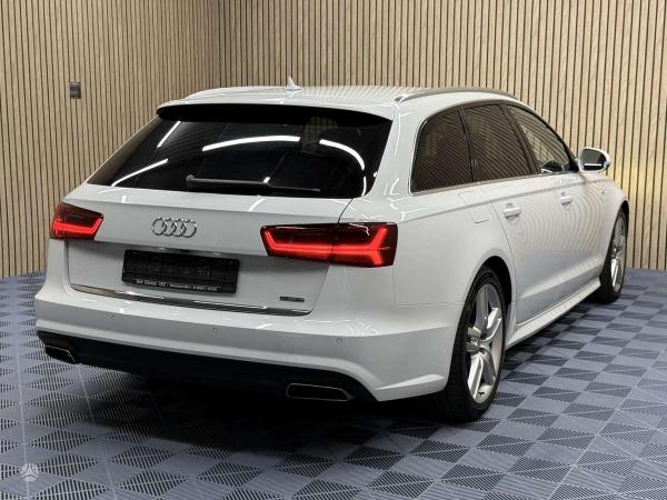White Audi A6 2016 in Marijampole, with an engine capacity of 2.97 L and mileage of 346 thousand km for 13300 €, photo 7 on AUTOMOTO.COM.LV