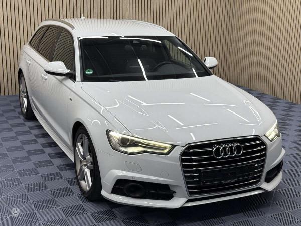White Audi A6 2016 in Marijampole, with an engine capacity of 2.97 L and mileage of 346 thousand km for 13300 €, photo 8 on AUTOMOTO.COM.LV