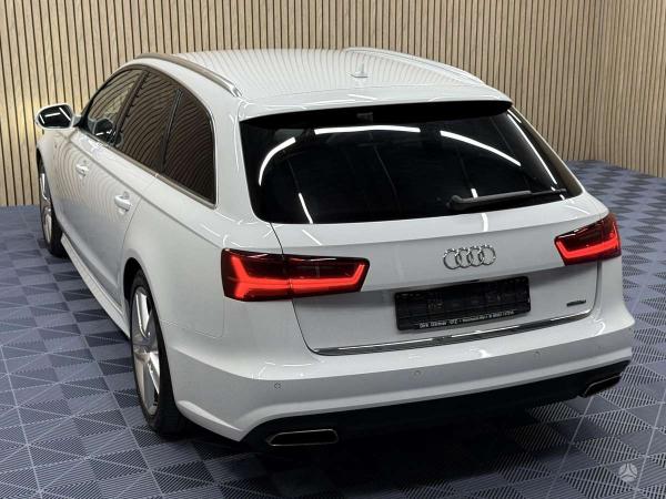 White Audi A6 2016 in Marijampole, with an engine capacity of 2.97 L and mileage of 346 thousand km for 13300 €, photo 10 on AUTOMOTO.COM.LV