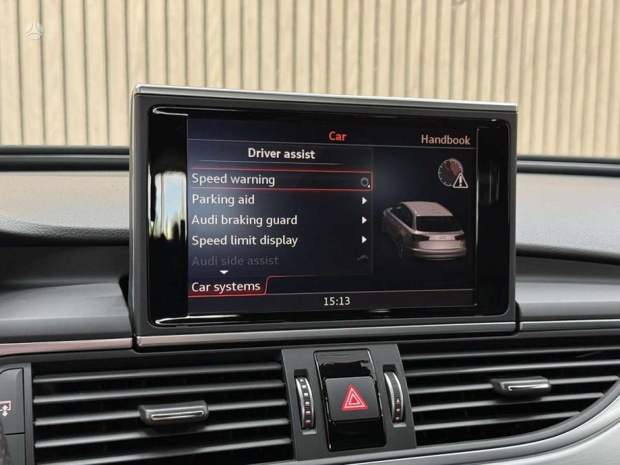 Balts Audi A6 2016 Marijampole, ar dzinēja tilpumu 2.97 L un nobraukumu 346 tūkst. km par 13300 €, foto 30 vietnē AUTOMOTO.COM.LV