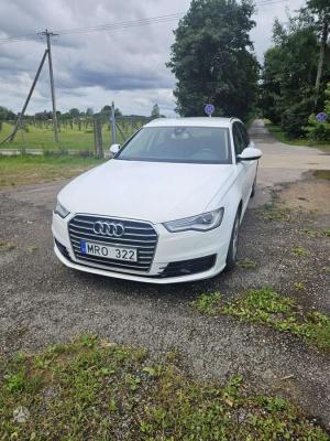 White Audi A6 2016 in Kaunas, with an engine capacity of 1.97 L and mileage of 388 thousand km for 9500 €, photo 3 on AUTOMOTO.COM.LV