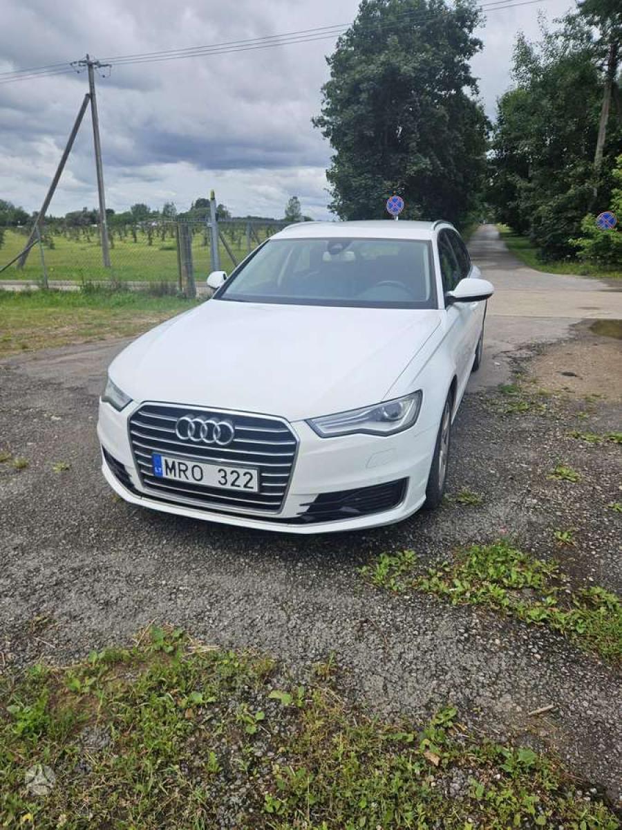 White Audi A6 2016 in Kaunas, with an engine capacity of 1.97 L and mileage of 388 thousand km for 9500 €, photo 3 on AUTOMOTO.COM.LV
