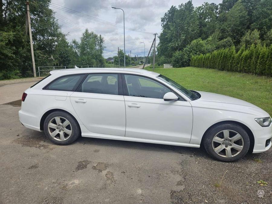 White Audi A6 2016 in Kaunas, with an engine capacity of 1.97 L and mileage of 388 thousand km for 9500 €, photo 4 on AUTOMOTO.COM.LV