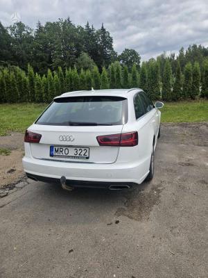 White Audi A6 2016 in Kaunas, with an engine capacity of 1.97 L and mileage of 388 thousand km for 9500 €, photo 5 on AUTOMOTO.COM.LV