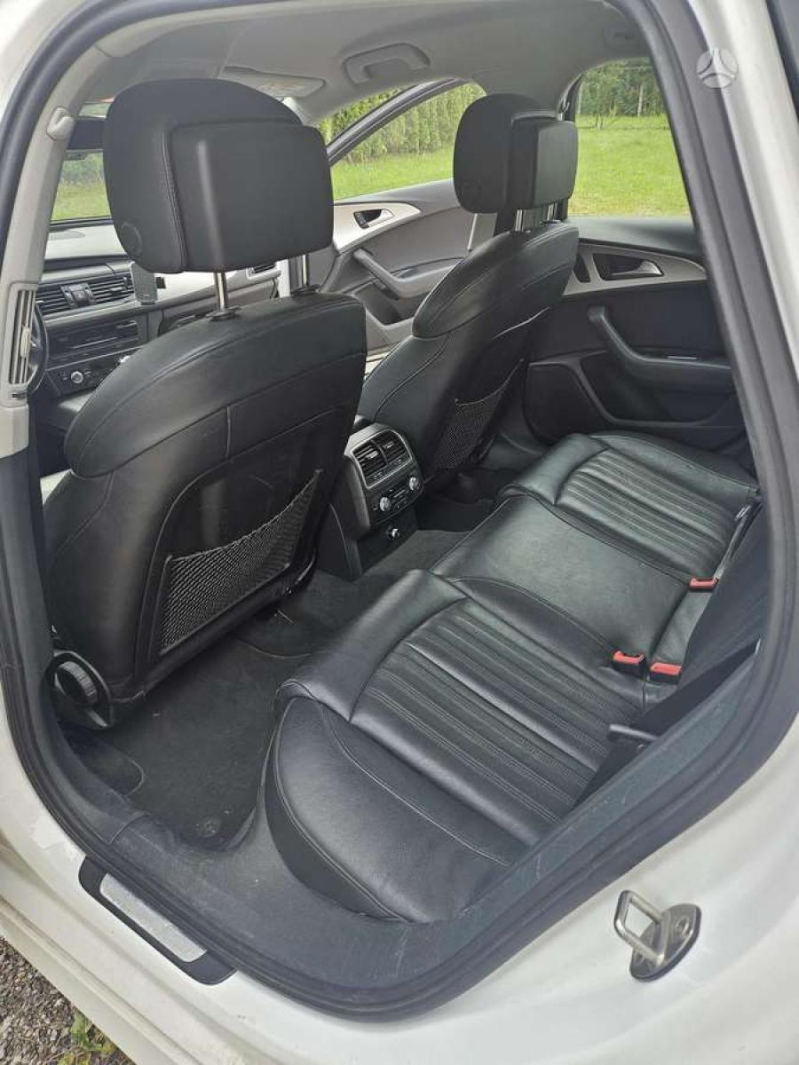 White Audi A6 2016 in Kaunas, with an engine capacity of 1.97 L and mileage of 388 thousand km for 9500 €, photo 8 on AUTOMOTO.COM.LV