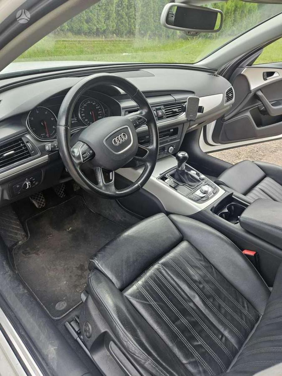 White Audi A6 2016 in Kaunas, with an engine capacity of 1.97 L and mileage of 388 thousand km for 9500 €, photo 9 on AUTOMOTO.COM.LV