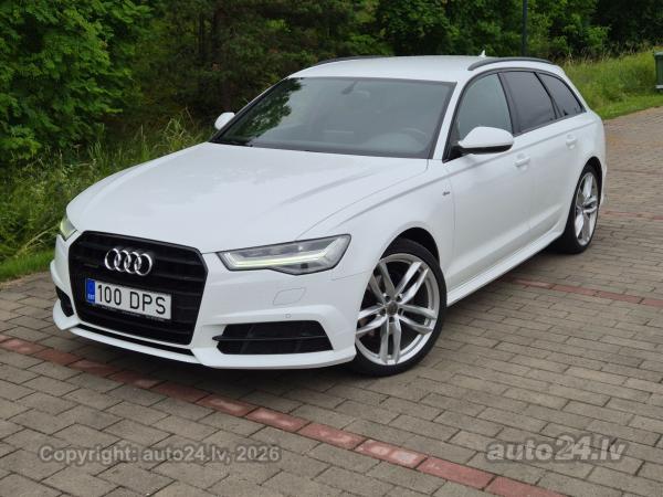 White Audi A6 2016 in Tallinn, with an engine capacity of 2.00 L and mileage of 213 thousand km for 14300 €, photo 1 on AUTOMOTO.COM.LV