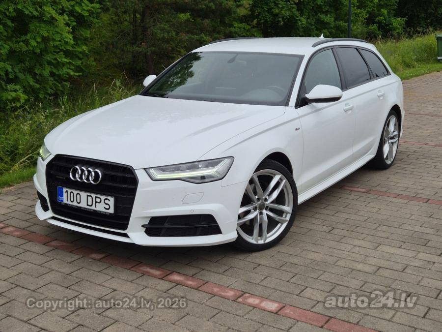 White Audi A6 2016 in Tallinn, with an engine capacity of 2.00 L and mileage of 213 thousand km for 14300 €, photo 1 on AUTOMOTO.COM.LV