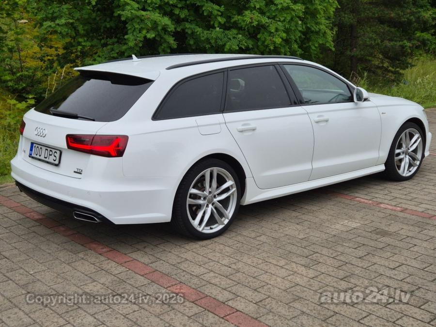 White Audi A6 2016 in Tallinn, with an engine capacity of 2.00 L and mileage of 213 thousand km for 14300 €, photo 6 on AUTOMOTO.COM.LV