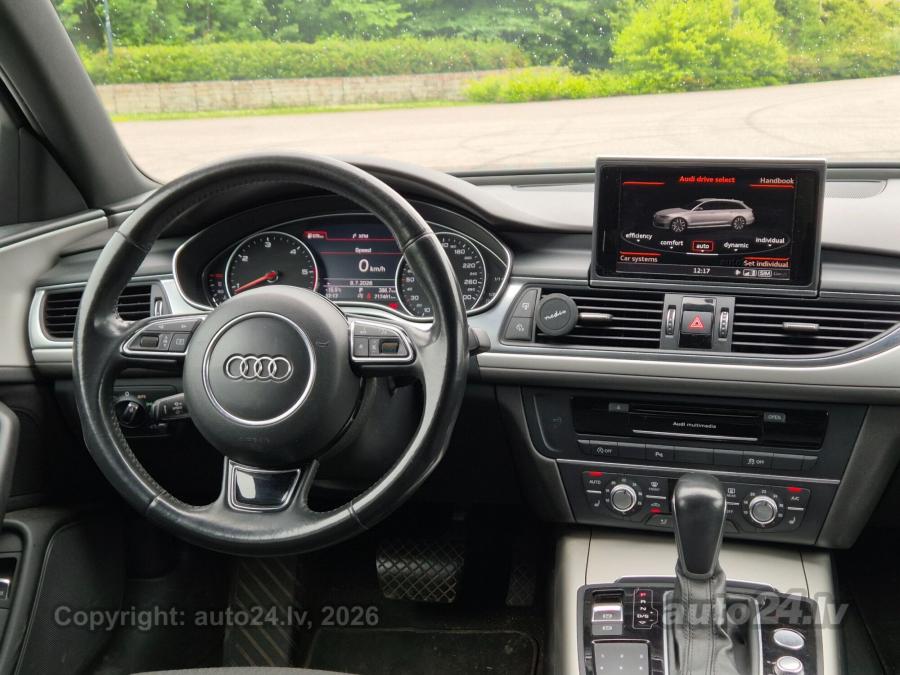White Audi A6 2016 in Tallinn, with an engine capacity of 2.00 L and mileage of 213 thousand km for 14300 €, photo 11 on AUTOMOTO.COM.LV