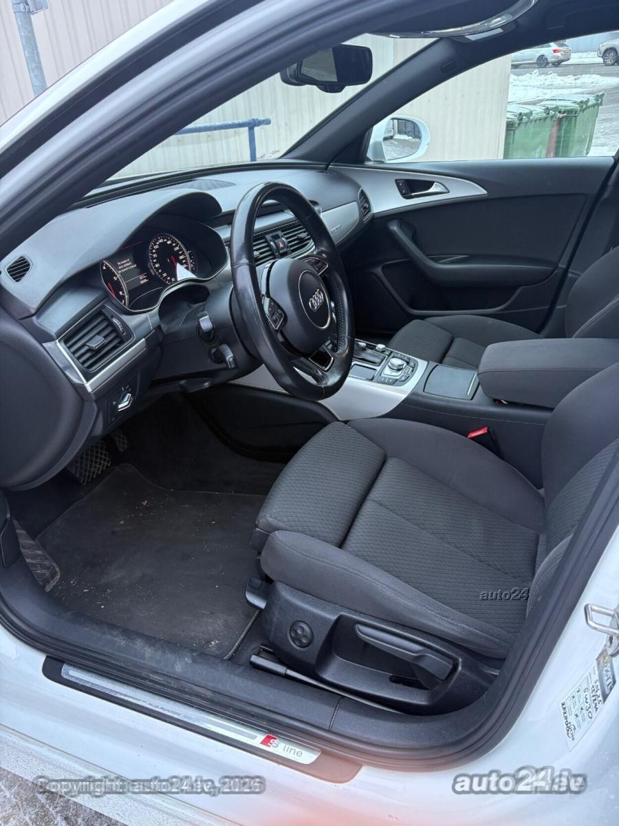 White Audi A6 2016 in Tallinn, with an engine capacity of 2.00 L and mileage of 213 thousand km for 14300 €, photo 14 on AUTOMOTO.COM.LV