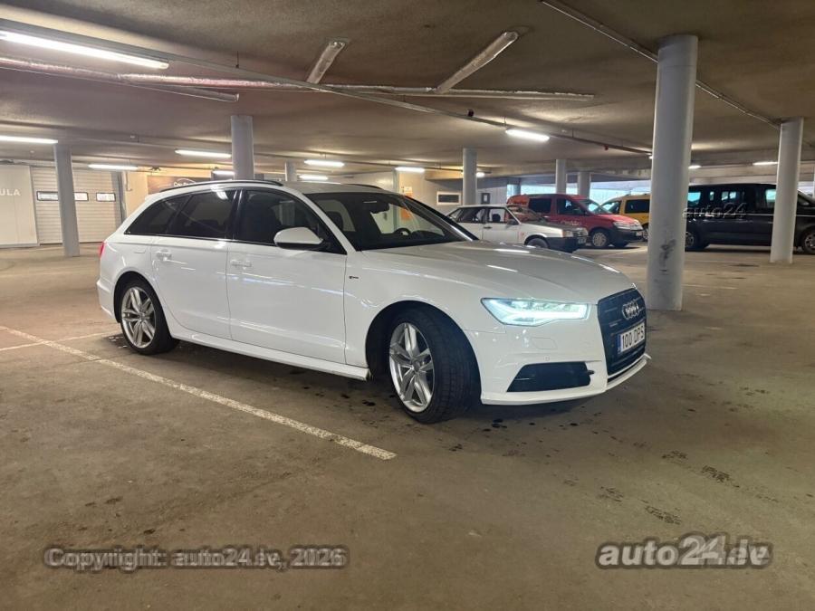 White Audi A6 2016 in Tallinn, with an engine capacity of 2.00 L and mileage of 213 thousand km for 14300 €, photo 17 on AUTOMOTO.COM.LV