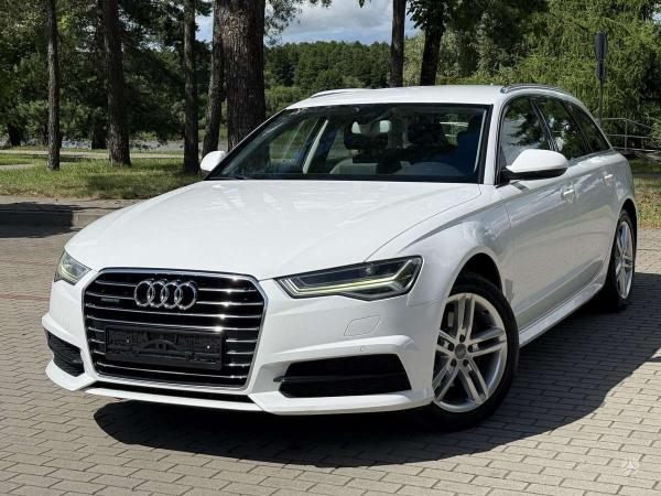 White Audi A6 2016 in Prienai, with an engine capacity of 1.97 L and mileage of 263 thousand km for 12950 €, photo 1 on AUTOMOTO.COM.LV