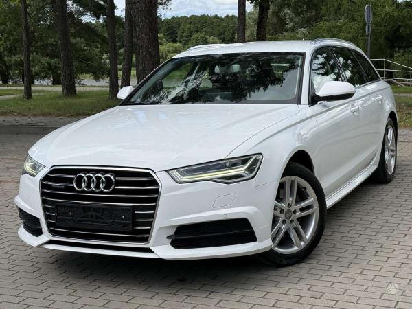 White Audi A6 2016 in Prienai, with an engine capacity of 1.97 L and mileage of 263 thousand km for 12950 €, photo 6 on AUTOMOTO.COM.LV