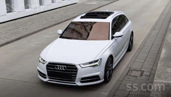 White Audi A6 2016 in Valmiera, with an engine capacity of 2.00 L and mileage of 308 thousand km for 15000 €, photo 1 on AUTOMOTO.COM.LV