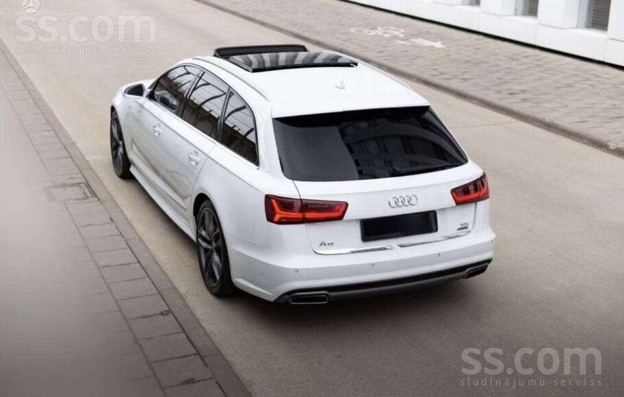 White Audi A6 2016 in Valmiera, with an engine capacity of 2.00 L and mileage of 308 thousand km for 15000 €, photo 3 on AUTOMOTO.COM.LV