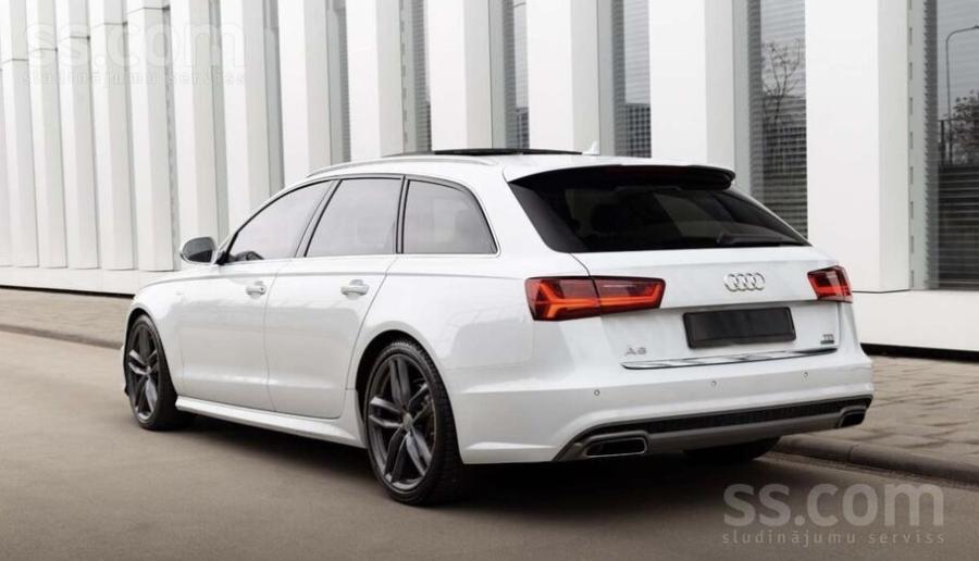 White Audi A6 2016 in Valmiera, with an engine capacity of 2.00 L and mileage of 308 thousand km for 15000 €, photo 6 on AUTOMOTO.COM.LV
