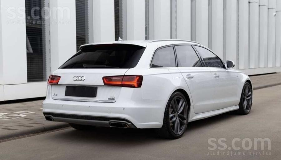 White Audi A6 2016 in Valmiera, with an engine capacity of 2.00 L and mileage of 308 thousand km for 15000 €, photo 8 on AUTOMOTO.COM.LV