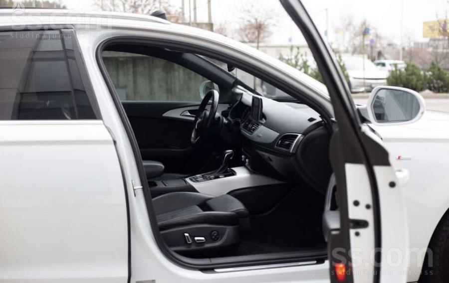 White Audi A6 2016 in Valmiera, with an engine capacity of 2.00 L and mileage of 308 thousand km for 15000 €, photo 14 on AUTOMOTO.COM.LV