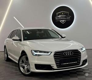 White Audi A6 2016 in Marijampole, with an engine capacity of 2.97 L and mileage of 277 thousand km for 11650 €, photo  on AUTOMOTO.COM.LV