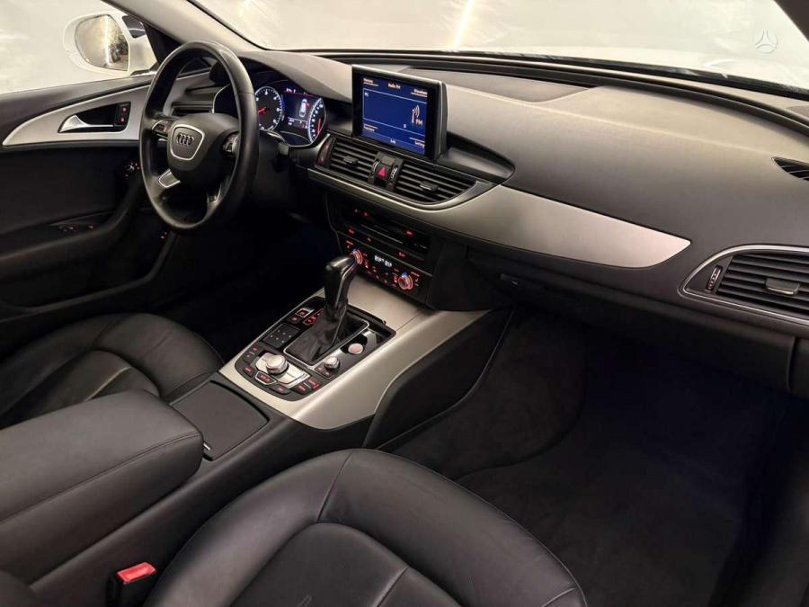 White Audi A6 2016 in Marijampole, with an engine capacity of 2.97 L and mileage of 277 thousand km for 11650 €, photo 15 on AUTOMOTO.COM.LV