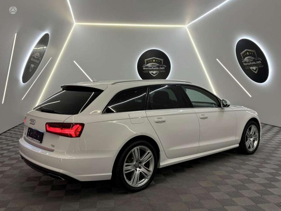 White Audi A6 2016 in Marijampole, with an engine capacity of 2.97 L and mileage of 277 thousand km for 11650 €, photo 20 on AUTOMOTO.COM.LV