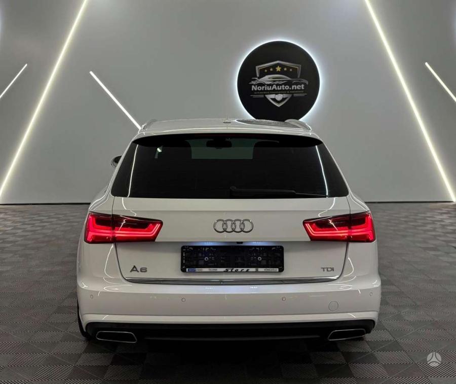 White Audi A6 2016 in Marijampole, with an engine capacity of 2.97 L and mileage of 277 thousand km for 11650 €, photo 21 on AUTOMOTO.COM.LV