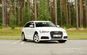White Audi A6 2016 in Riga, with an engine capacity of 2.00 L and mileage of 279 thousand km for 11190 €, photo 3 on AUTOMOTO.COM.LV