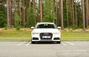 White Audi A6 2016 in Riga, with an engine capacity of 2.00 L and mileage of 279 thousand km for 11190 €, photo 4 on AUTOMOTO.COM.LV