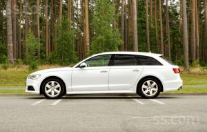 White Audi A6 2016 in Riga, with an engine capacity of 2.00 L and mileage of 279 thousand km for 11190 €, photo 5 on AUTOMOTO.COM.LV