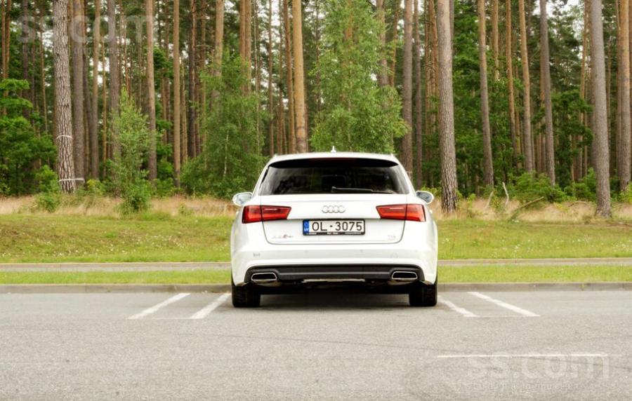 White Audi A6 2016 in Riga, with an engine capacity of 2.00 L and mileage of 279 thousand km for 11190 €, photo 7 on AUTOMOTO.COM.LV