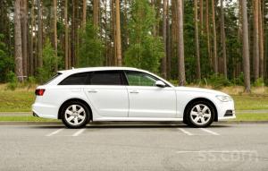 White Audi A6 2016 in Riga, with an engine capacity of 2.00 L and mileage of 279 thousand km for 11190 €, photo 9 on AUTOMOTO.COM.LV