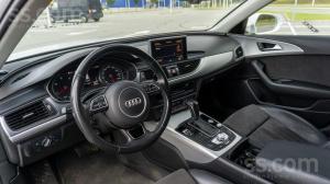 White Audi A6 2016 in Riga, with an engine capacity of 2.00 L and mileage of 279 thousand km for 11190 €, photo 10 on AUTOMOTO.COM.LV