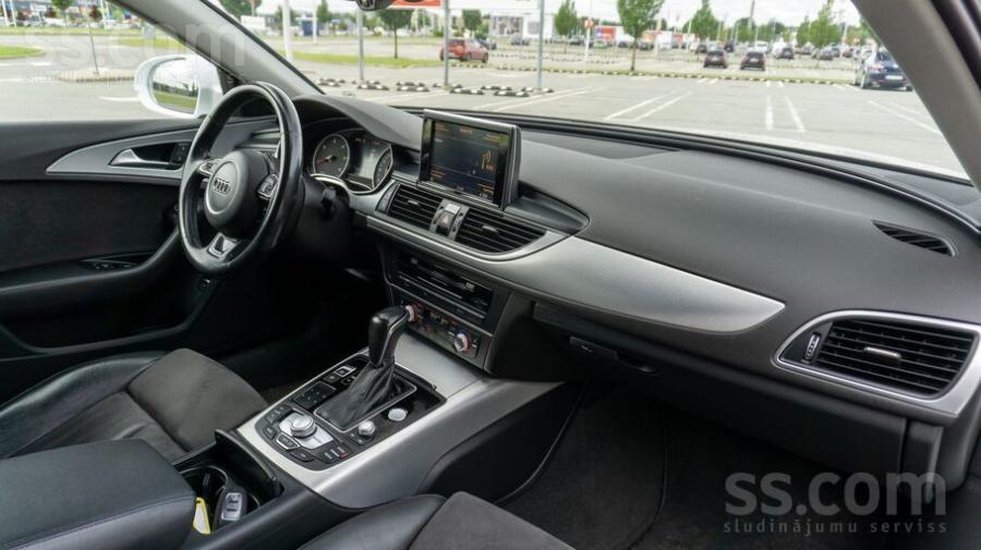 White Audi A6 2016 in Riga, with an engine capacity of 2.00 L and mileage of 279 thousand km for 11190 €, photo 11 on AUTOMOTO.COM.LV