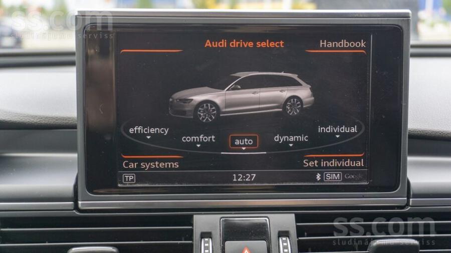 White Audi A6 2016 in Riga, with an engine capacity of 2.00 L and mileage of 279 thousand km for 11190 €, photo 19 on AUTOMOTO.COM.LV