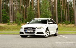 Balts Audi A6 2016 Rīga, ar dzinēja tilpumu 2.00 L un nobraukumu 279 tūkst. km par 11190 €, foto  vietnē AUTOMOTO.COM.LV